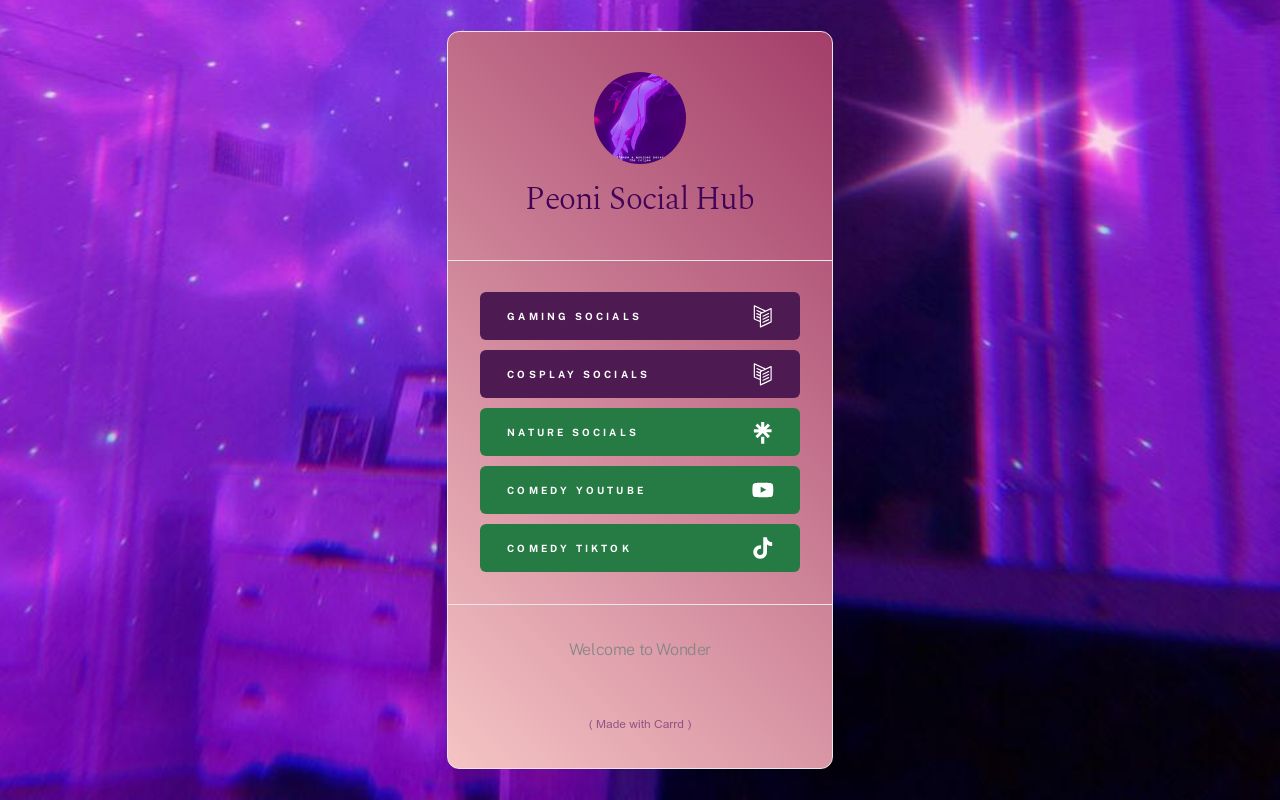 Peoni Social Hub